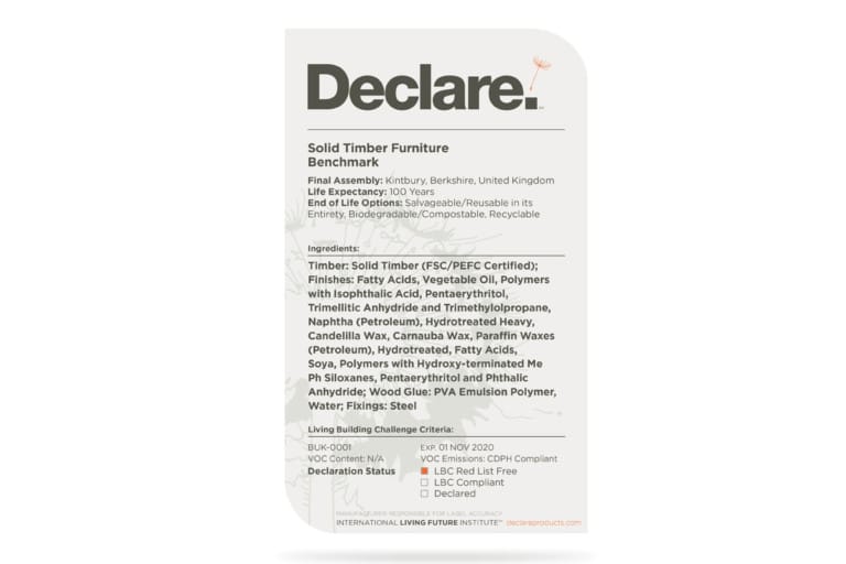 Declare Label - Benchmark US